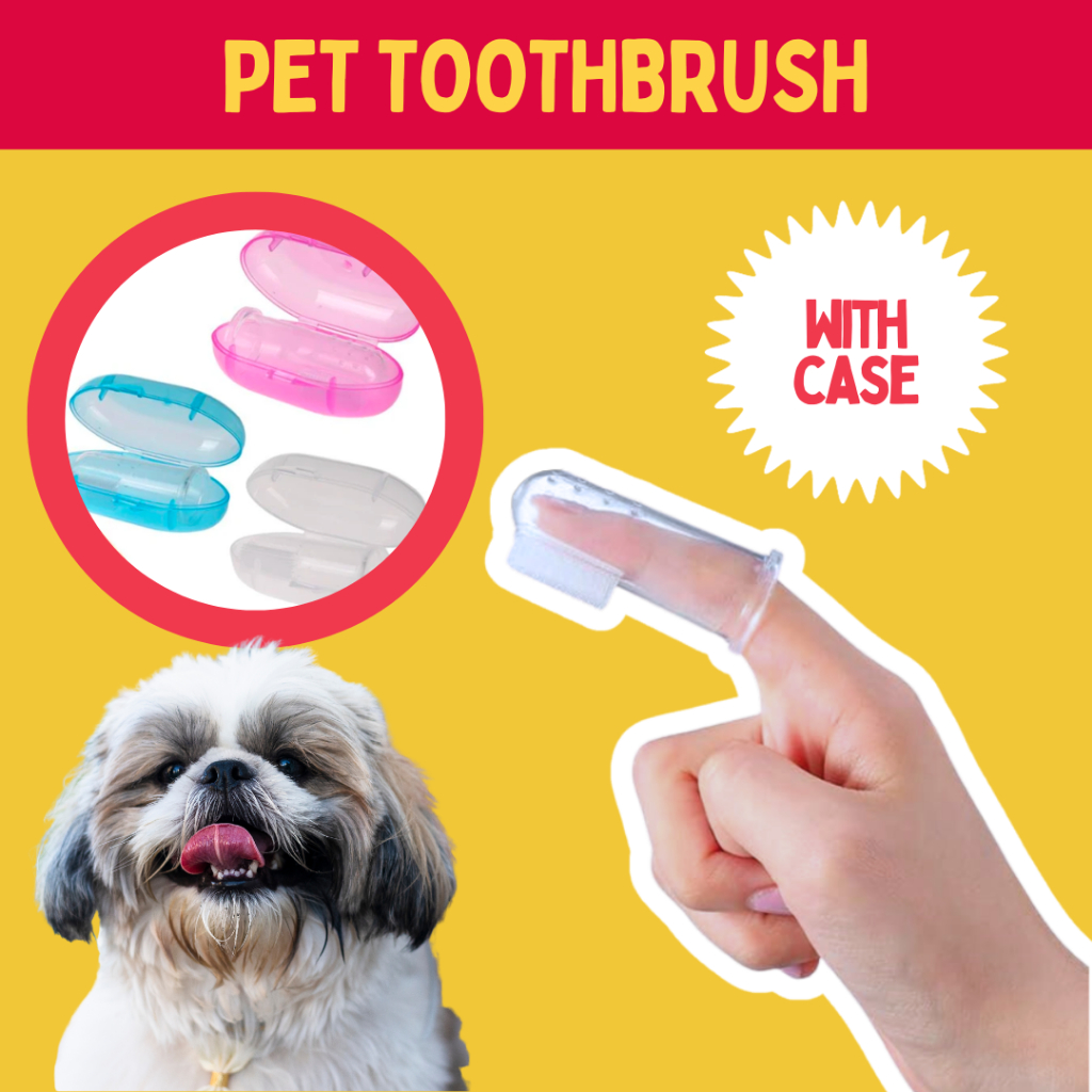 PUPPERIO Pet Toothbrush - for dental cleaning, care and hygiene of dogs ...