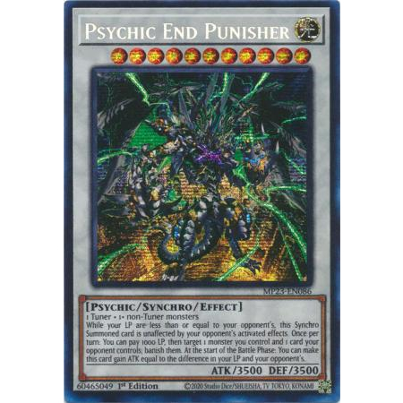 Psychic End Punisher - MP23-EN086 - Prismatic Secret Rare 1st Edition | Shopee Philippines