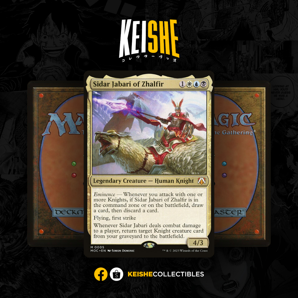 Magic: The Gathering (MTG) | Sidar Jabari of Zhalfir (Mythic ...