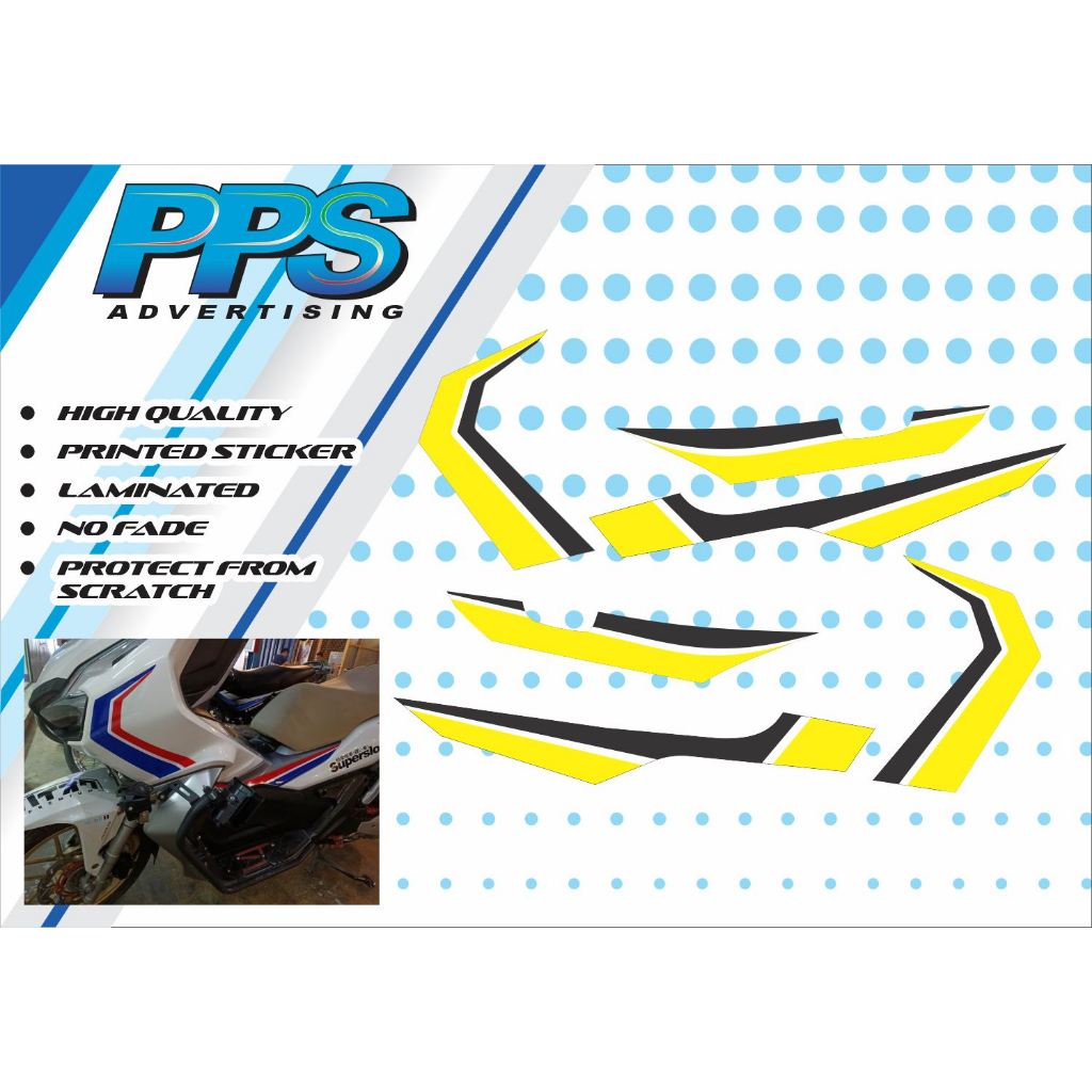 Honda ADV 150 Sticker Decals | Shopee Philippines