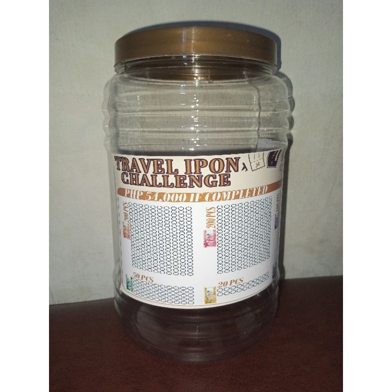 AESTHETIC TRAVEL IPON CHALLENGE TRANSPARENT PLASTIC JAR ALKANSYA/PHP120 ...