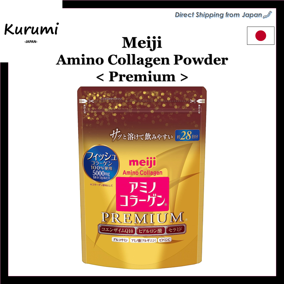 Meiji Amino Collagen Powder Premium 196g (For 28days) | Shopee Philippines