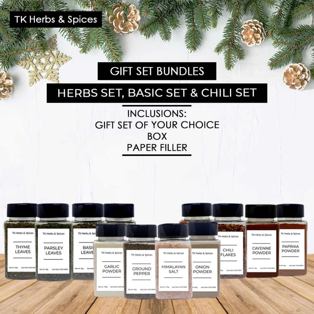 GIFT SET BUNDLES with BOX/ Herbs Set, Basic Set & Chili Set/ with ...