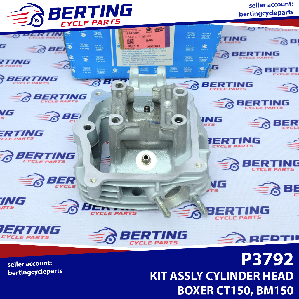 CYLINDER HEAD ASSEMBLY KIT Boxer CT150 BM150 Genuine 36PF0001 | Shopee Philippines