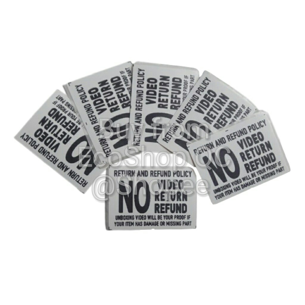 NO VIDEO NO RETURN NO REFUND (25pcs/50pcs/100pcs) / Thermal Packaging ...