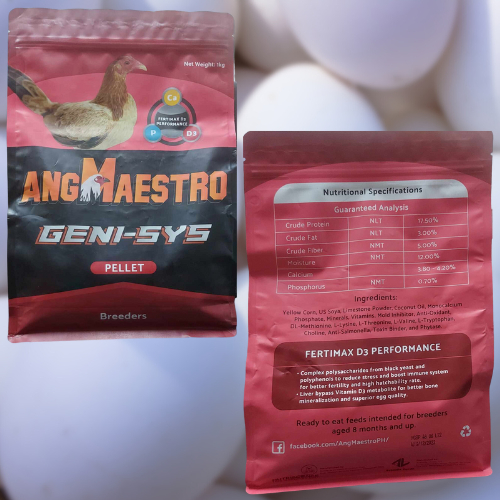 ANG MAESTRO 1KG GENI-SYS PELLET PAMPADAMI NG ITLOG FOR BROOD HEN ...
