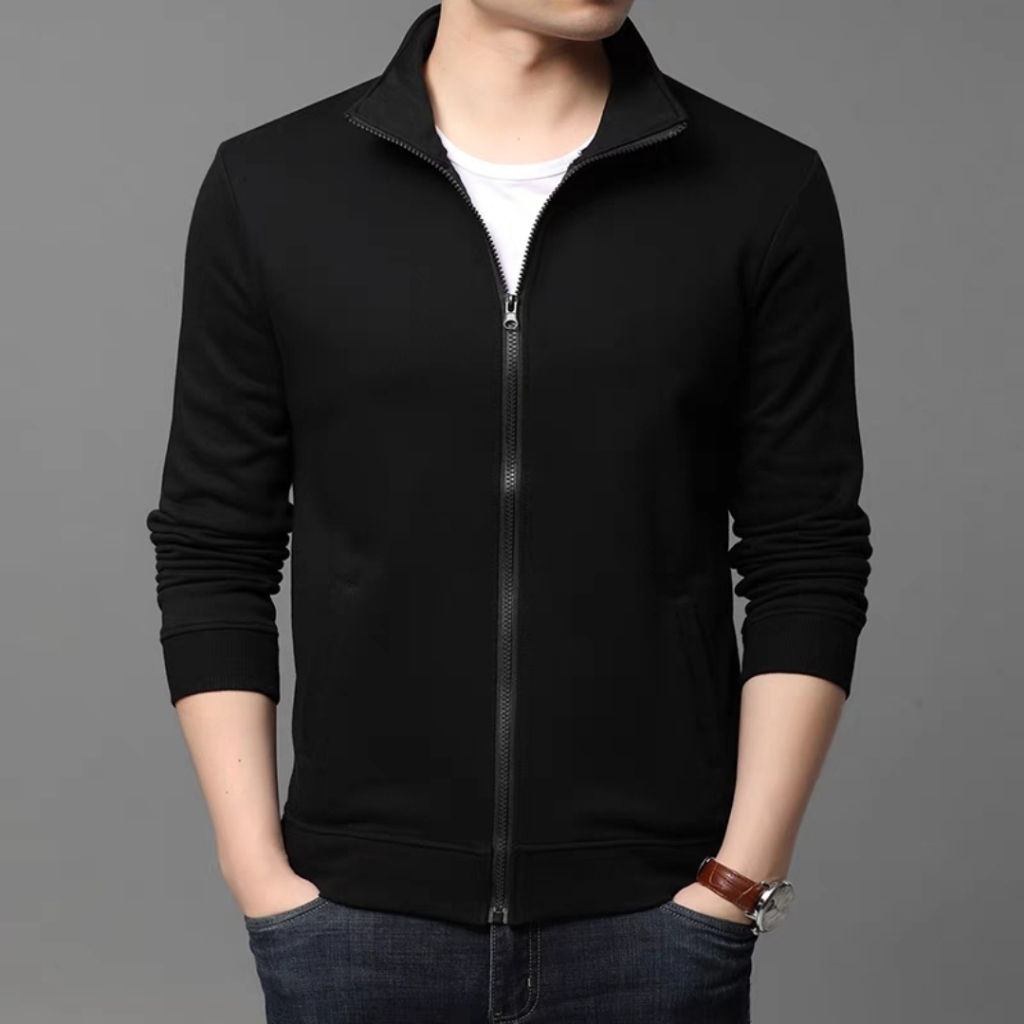 Fashion slim -fitting cotton breathtaking and comfortable zipper jacket ...