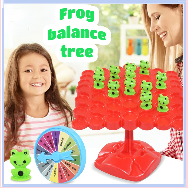 Frog Balance Tree Toy Thinking Training Puzzle Interactive Kids Plays ...
