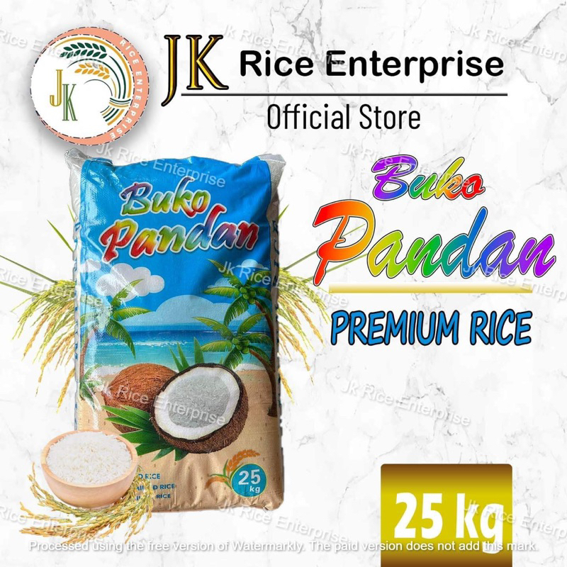 BUKO PANDAN PREMIUM RICE 25KG (PREMIUM QUALITY RICE) | Shopee Philippines