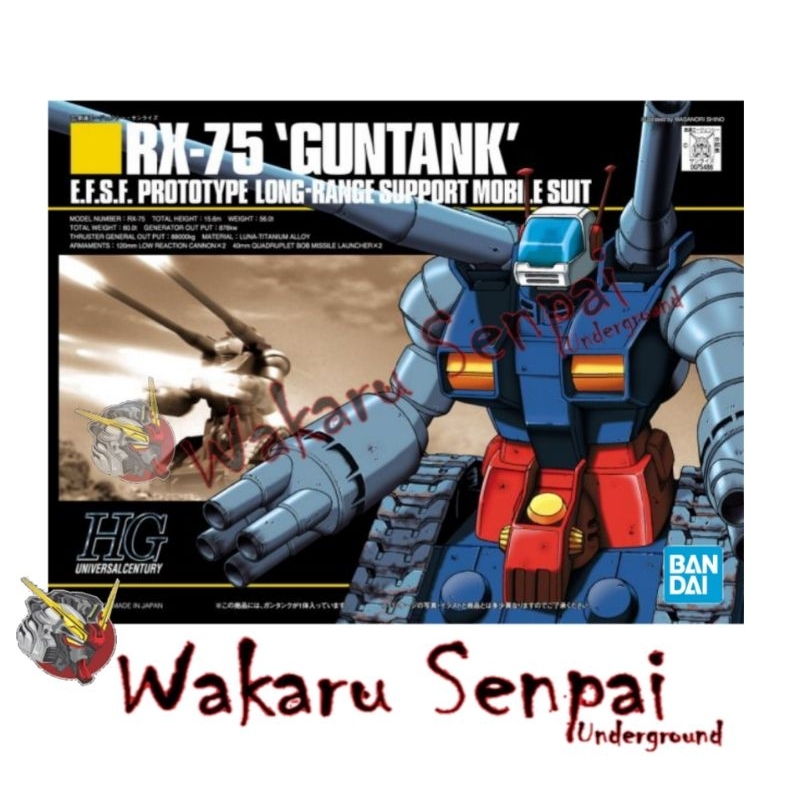HG 1/144 HGUC RX-75 Guntank - Bandai | Shopee Philippines
