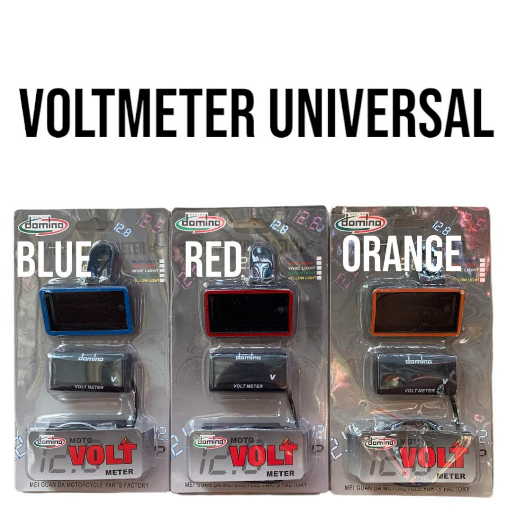 DOMINO VOLT METER (BLUE/RED/ORANGE) | Shopee Philippines DOMINO VOLT METER (BLUE/RED/ORANGE) | Shopee Philippines