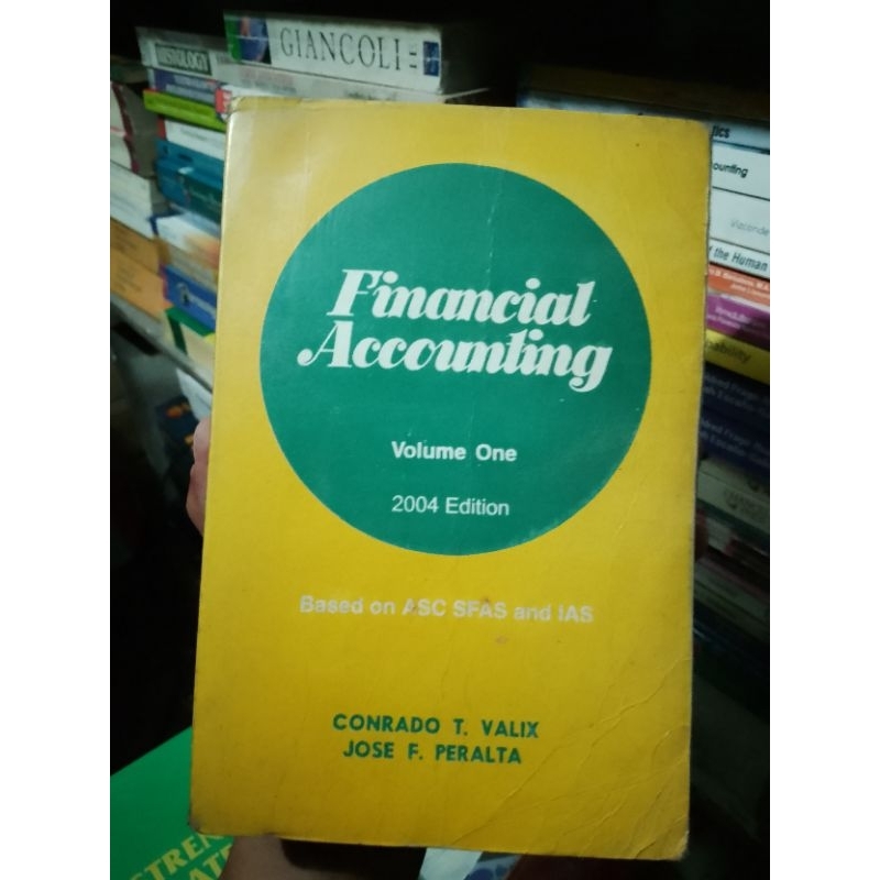 FINANCIAL ACCOUNTING VOL 1 Valix 2004 edition (USE | Shopee Philippines