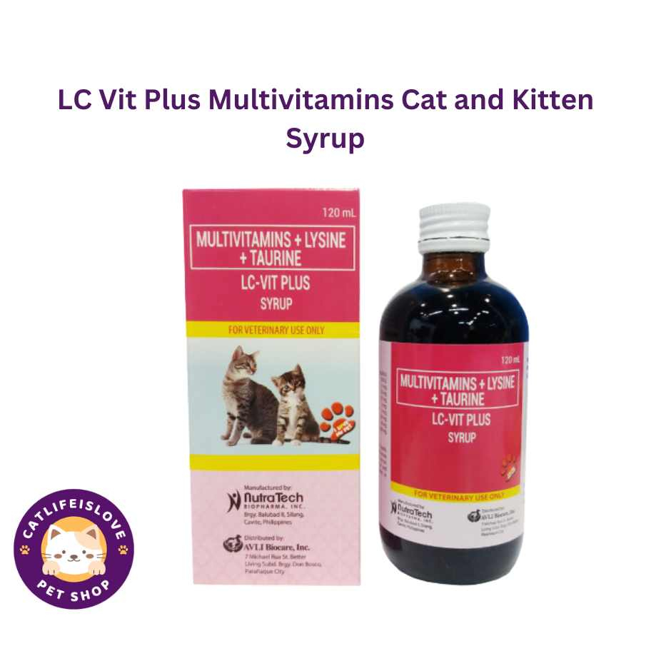 LC Vit Plus Multivitamins Cat and Kitten Syrup 60-120ml | Shopee ...