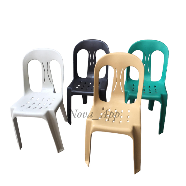 MONOBLOCK CHAIR APOLLO Plastic Chair #588 (3PCS maximum quantity ONLY ...