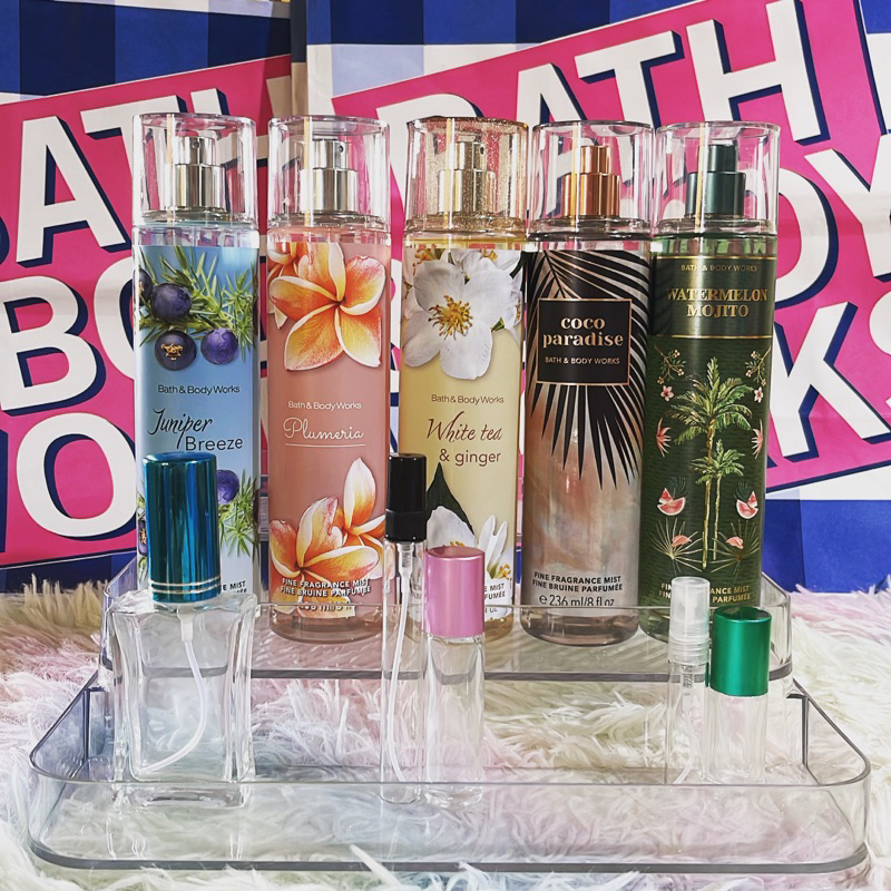 Bath and Body Works decant Coco Paradise Juniper Breeze Plumeria ...