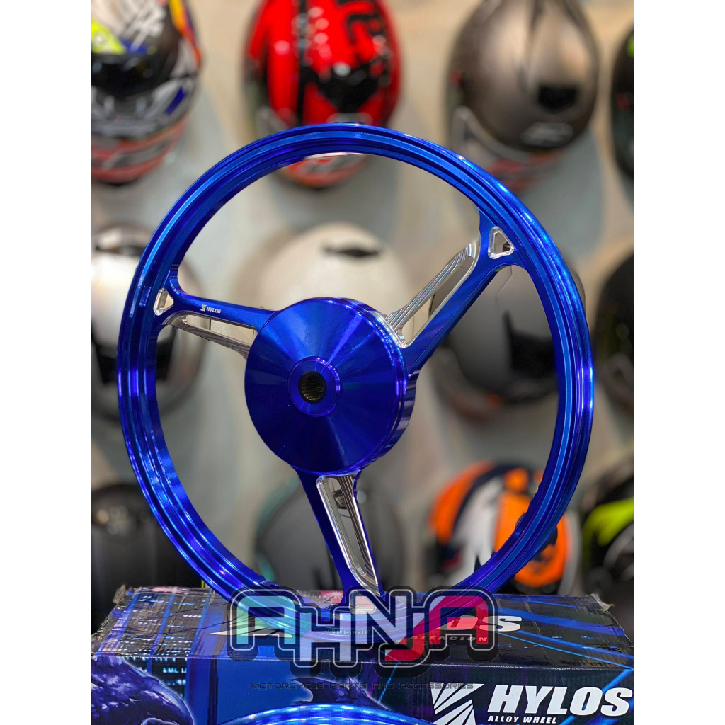 ORIGINAL HYLOS 17S H3 3-SPOKES CNC MAGS CLICK 125 150 / MIO SPORTY ...