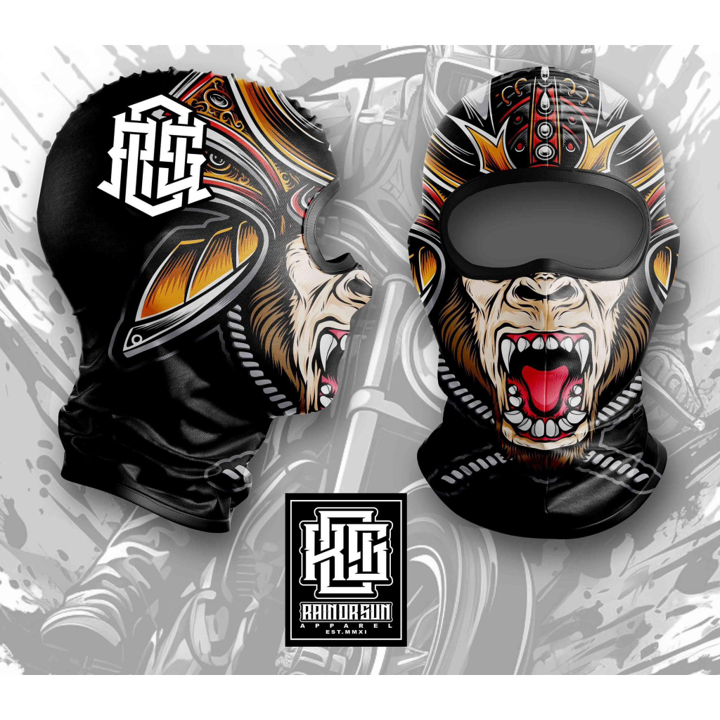 MONKEY B03 BALACLAVA full sublimation high quality fabrics full mask ...