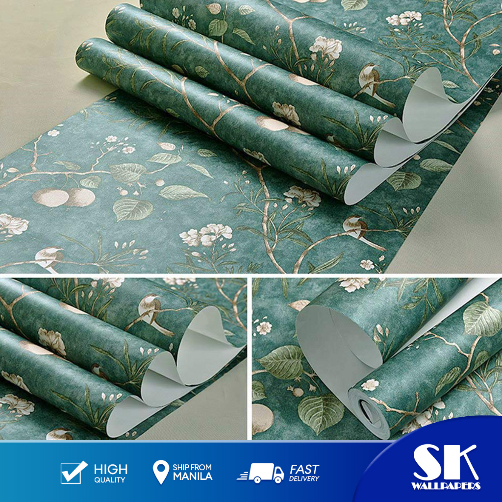 SK Wallpaper Multicolor Stripe PVC Self adhesive Waterproof Home Decor ...
