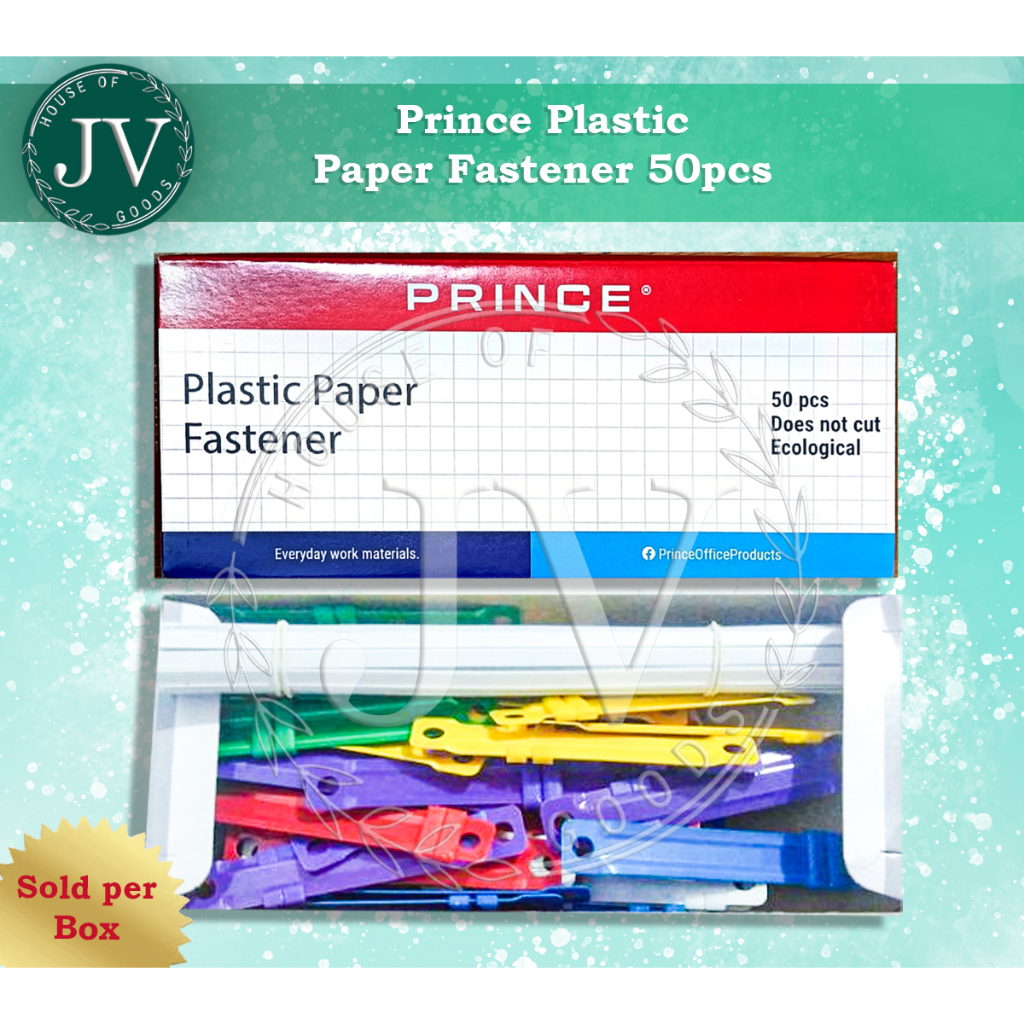 Plastic Paper Fasteners 50 Sets | Shopee Philippines