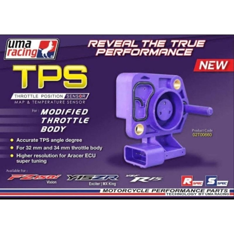 UMA RACING TPS THROTTLE POSITION SENSOR FOR YAMAHA SNIPER 150 V1 AND V2 ...