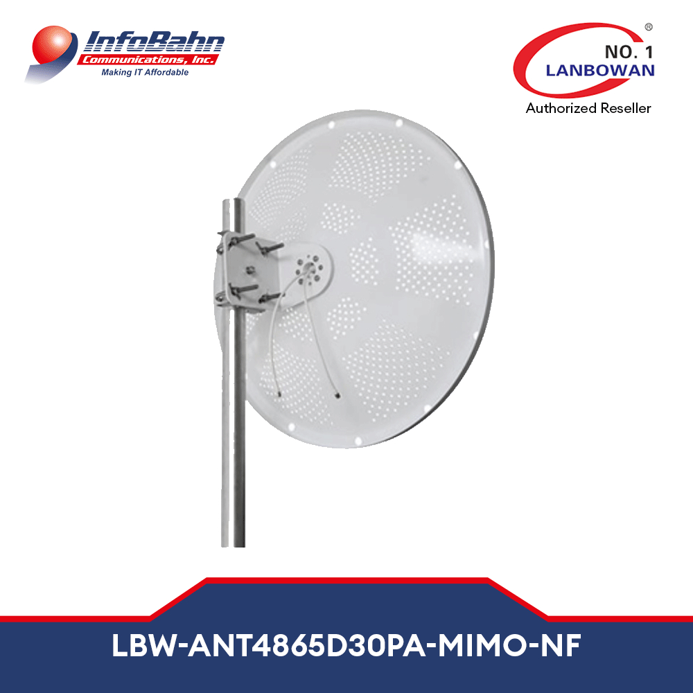 Lanbowan 4.8-6.5GHz n Female 30dBi MIMO Parabolic Antenna I Dish ...