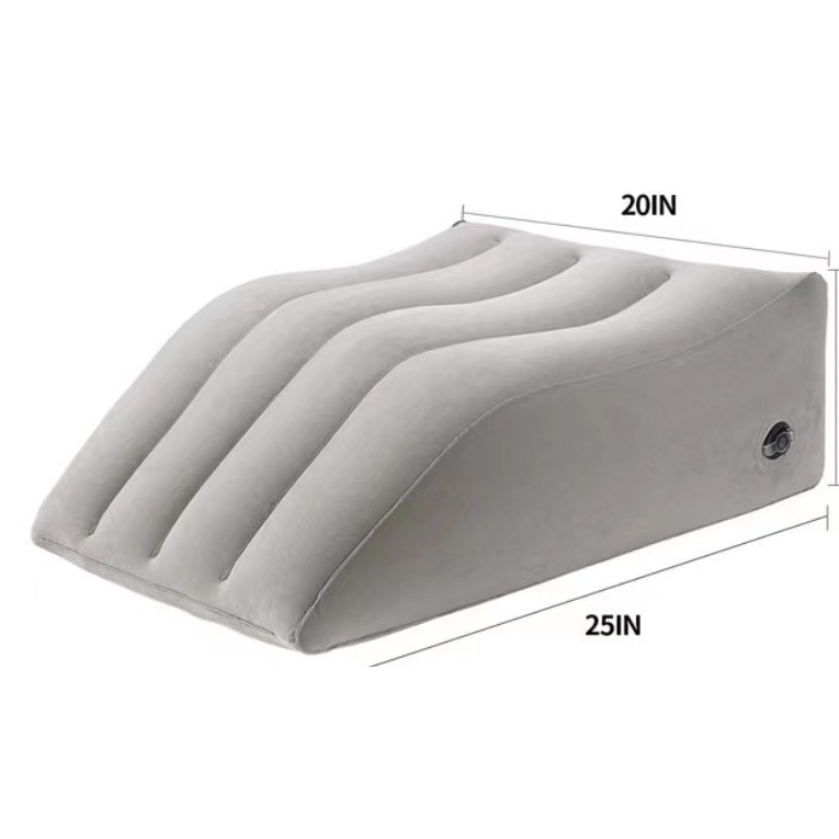 New Inflatable Leg Ramp Pillow Elevates Legs Feet Knee for Relief Leg ...