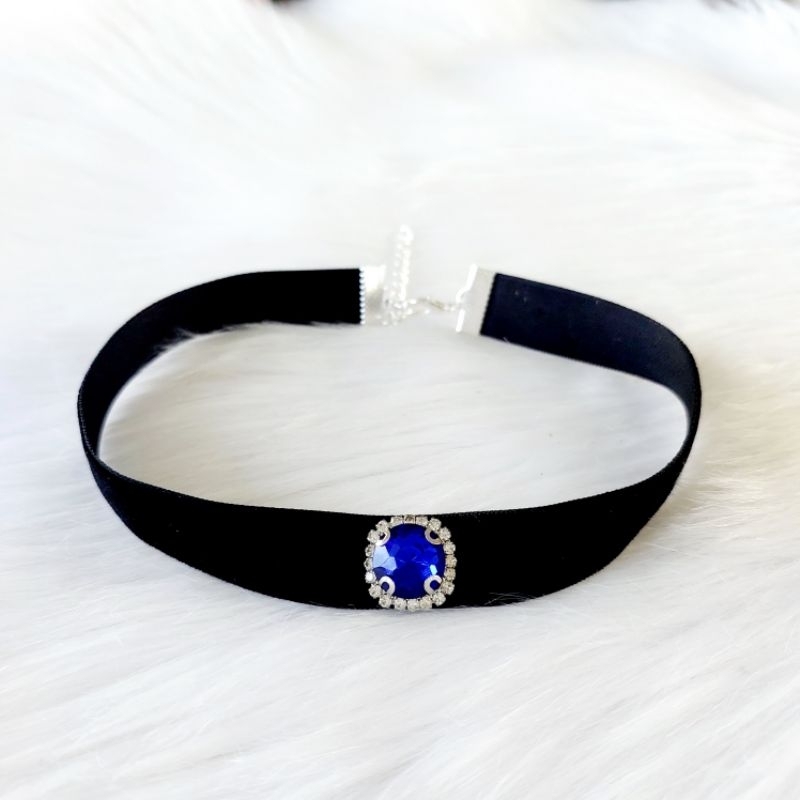 Cinderella inspired choker velvet necklace girls accessories | Shopee ...