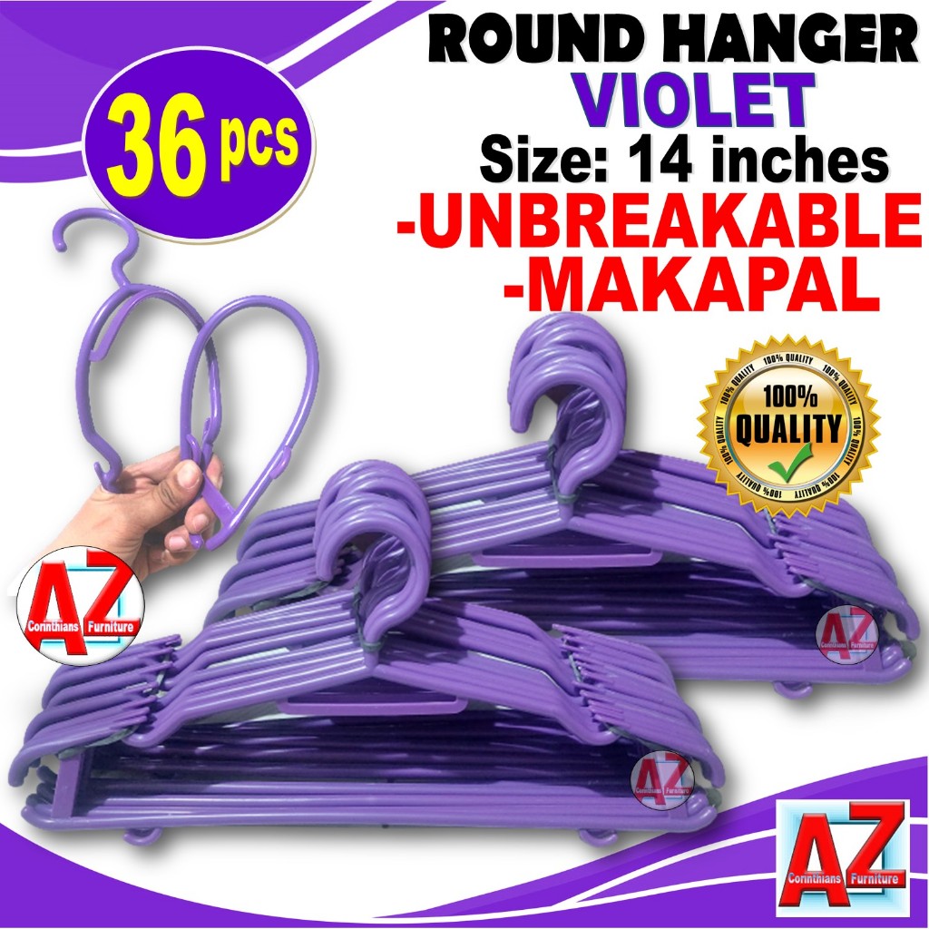 UNBREAKABLE Hanger 36 PCS/ 3 Dozen- For Adults -UNBREKABLE | Shopee ...