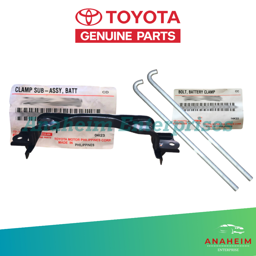 Toyota Fortuner 2016 - 2020, Hilux 2016 - 2020 Battery Holder Set ...