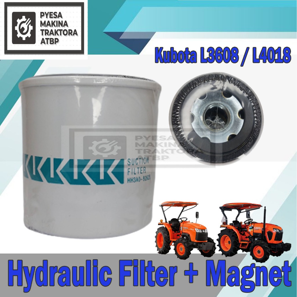 Hydraulic Filter with Magnet Kubota Tractor L5018 L4508 | Shopee ...