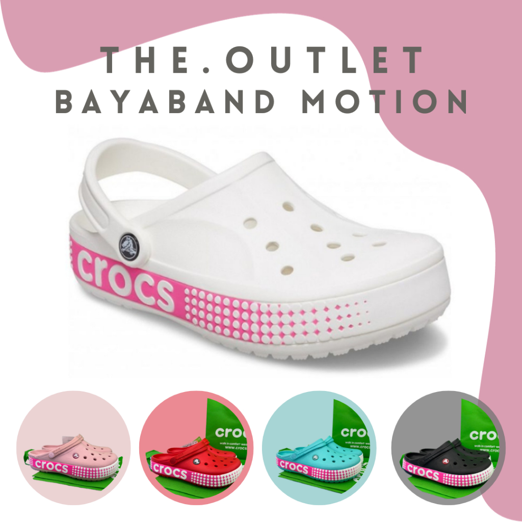 Crocs Classic BAYABAND CLOGS sandals for women C3 C4 | Shopee Philippines