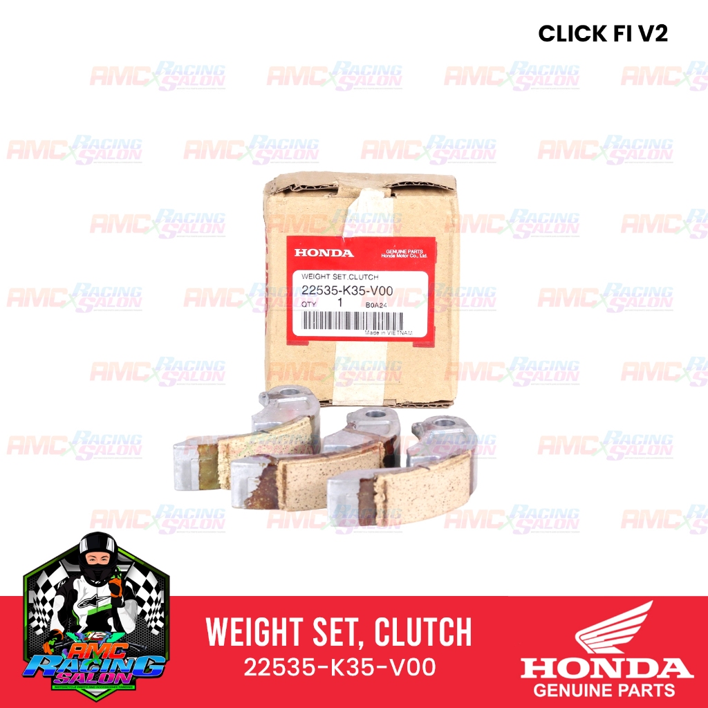 HONDA GENUINE WEIGHT SET CLUTCH - 22535-K35-V00 - Click 125i / 150i ...