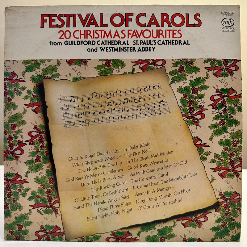 Festival Of Carols - 20 Christmas Favourites (LP Vinyl Record/Christmas ...