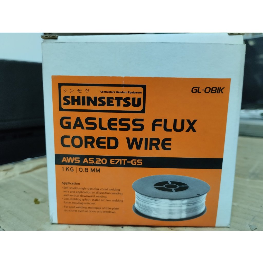 Shinsetsu Welding Gasless Flux Cored Wire 0.8MM 1KG | Shopee Philippines