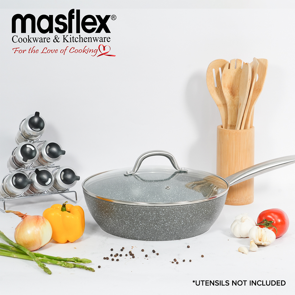 Masflex 28Cm Stone Forged Deep Frypan NS-FG56 | Shopee Philippines
