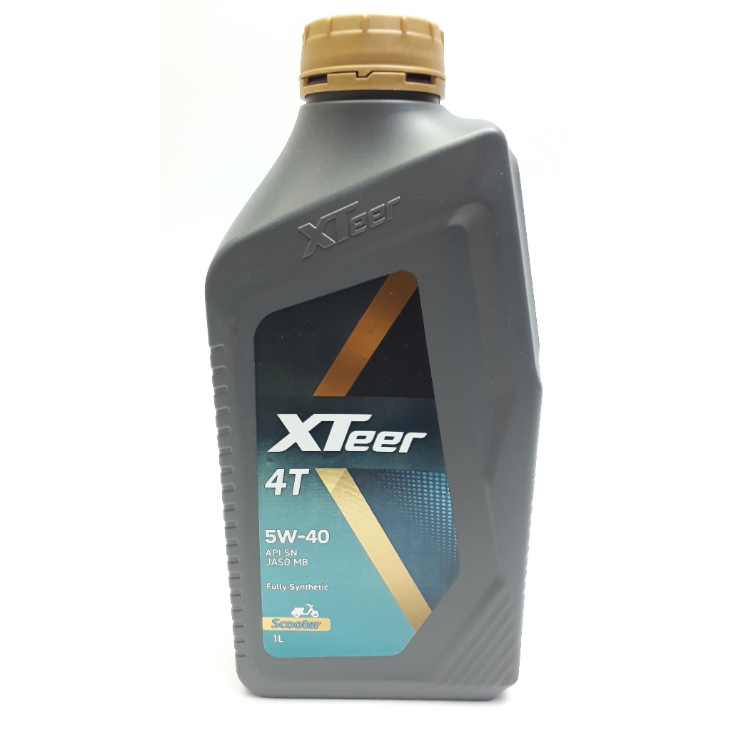 Xteer Scooter Oil Fully Synthetic 4t SN 5W-40 1L | Shopee Philippines