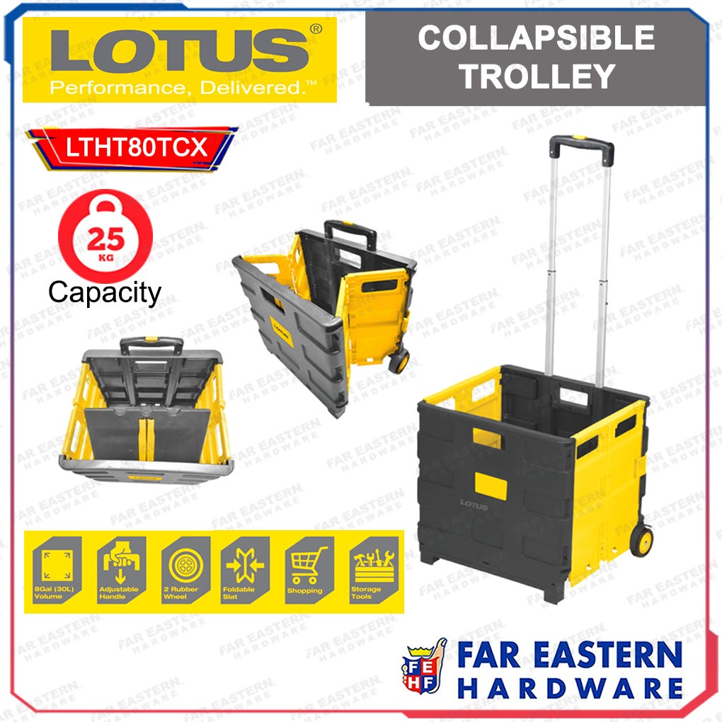 LOTUS Collapsible Trolley Tool Box Storage 30L LTHT80TCX LTHT | Shopee ...