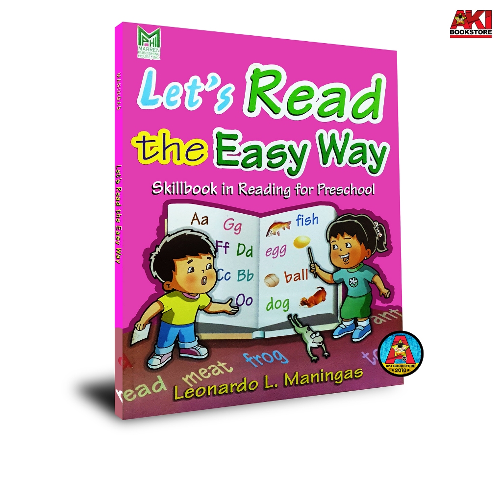 Let's Read the Easy Way Skillbook in Reading for Preschool | Shopee ...