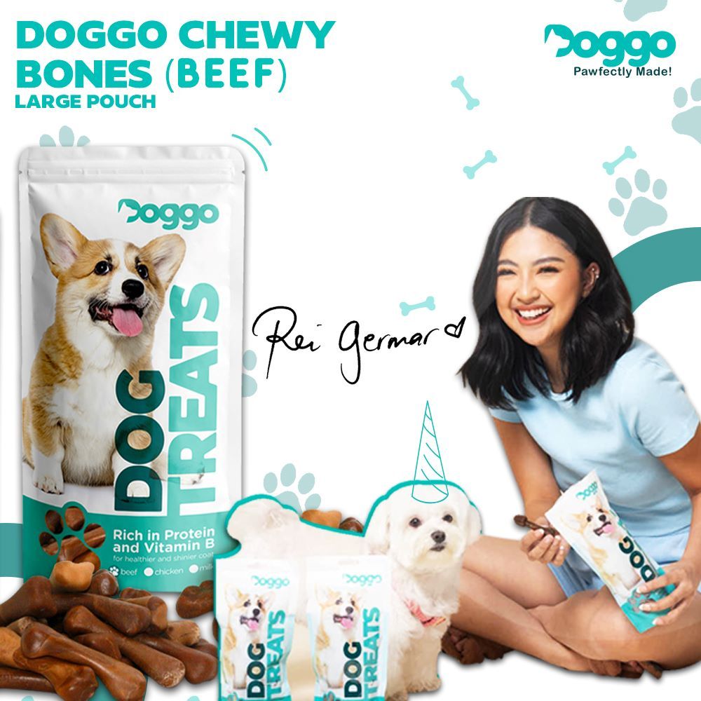 Bunch of Doggo Chewy Bones Beef Flavor (2 sizes) | Shopee Philippines