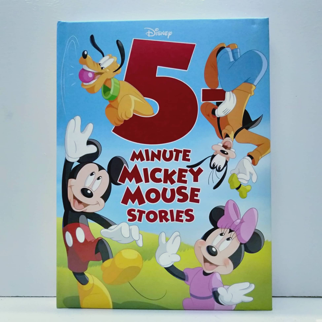 DISNEY 5 MINUTE MICKEY MOUSE STORIES - Picture Book (HARDCOVER) BY ...