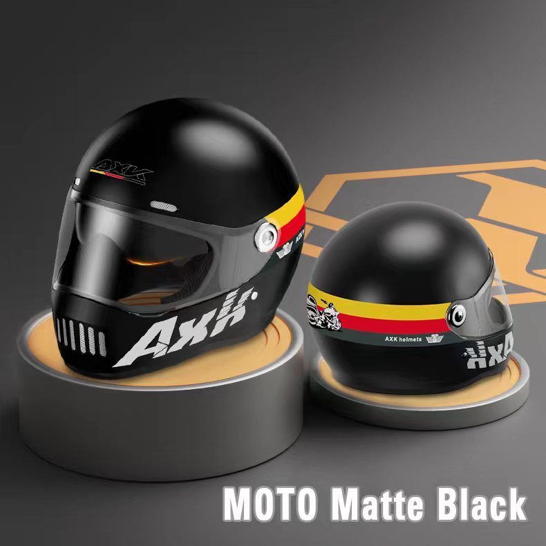 AXK 901 Double Miorr Motorcycle Full Face Helmet With ICC Sticker ...