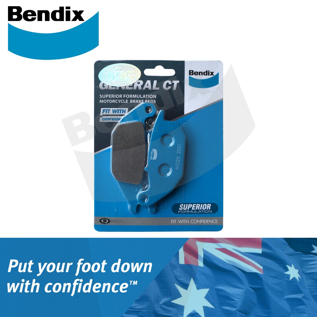 Bendix Motorcycle Brake Pads Rear for Yamaha Sniper 150 MXI, Sniper MX ...