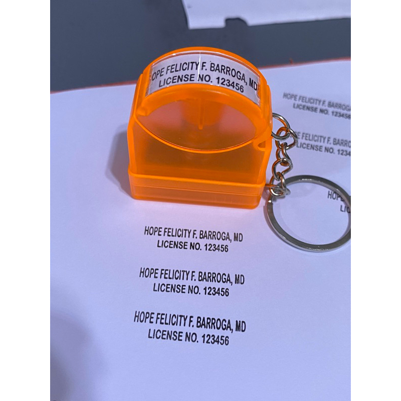 FREE NAME DIGI Stamp 10x28MM Personalized Self Inking FREE NAME COD ...