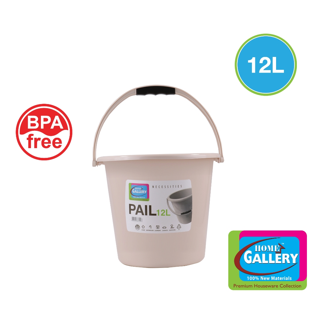 Home Gallery Water Pail Polypropylene, Multi-Purpose Timba For Bathroom ...