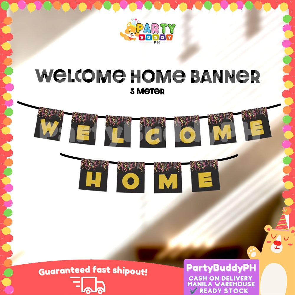Shop welcome home banner for Sale on Shopee Philippines