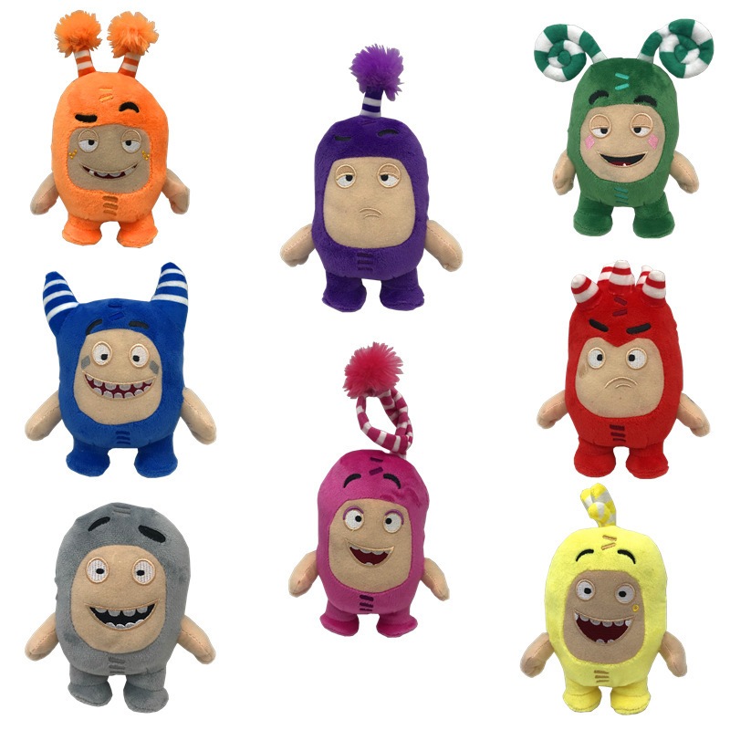 【COD】18cm Oddbods Plush Toy Stuffed Toys Soft Cuddly Toy Newt Bubbles ...