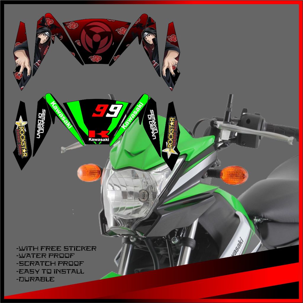 New FURY 125 Cowling Version 2 carb Kawasaki Sticker Decals Quality and ...