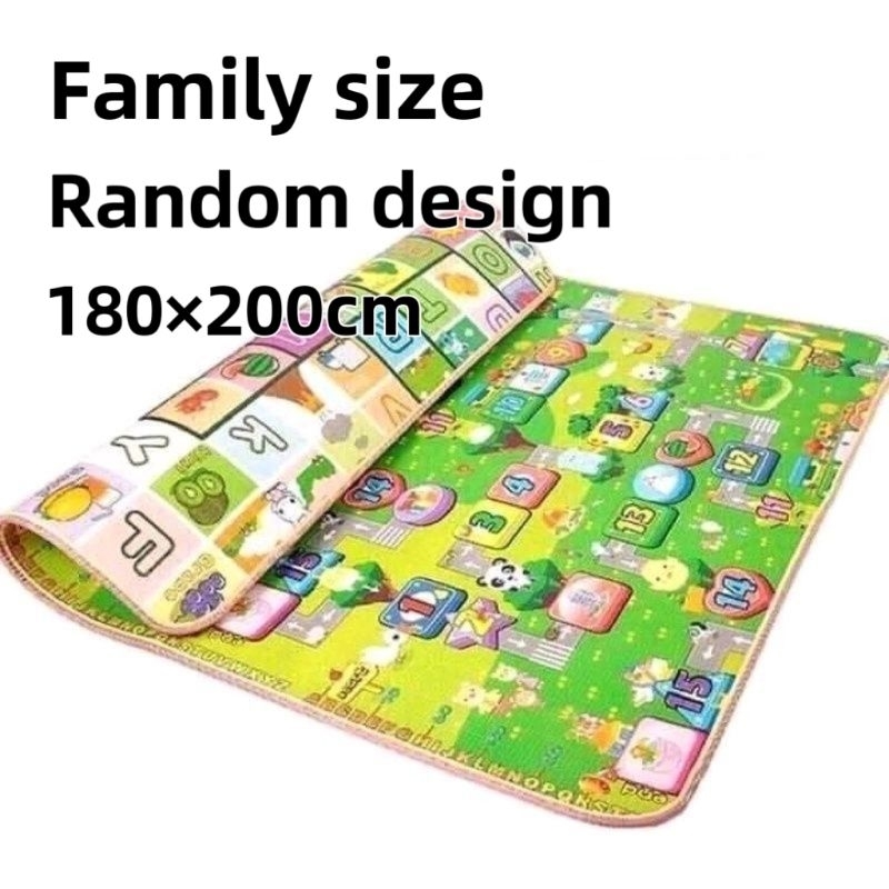 Big size Double-sided pattern Kids playmat/ Baby crawling mat safety ...