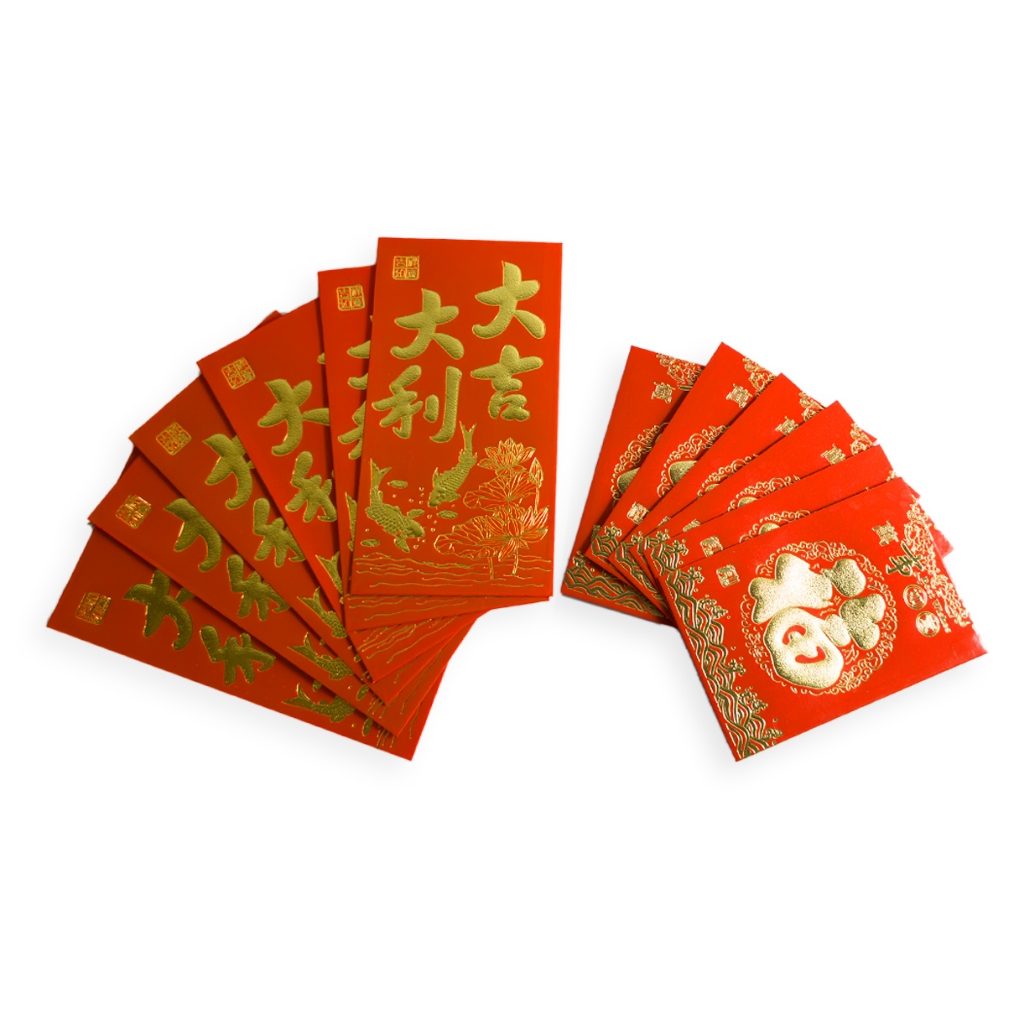 COD DVX 6pcs Angpao Red Envelope for Money Cash Sobre, Ampao, Angpaw ...