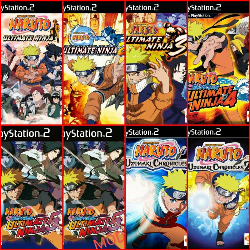 PS2 PlayStation 2 Games Naruto Shippuden Ultimate Ninja Series (PABASA ...